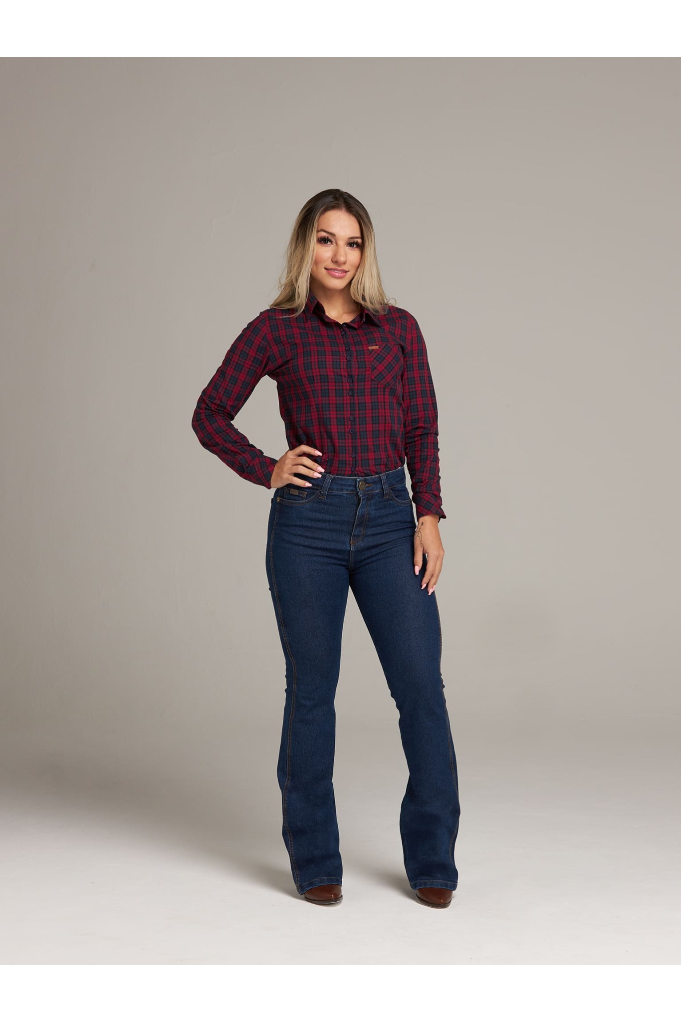 Calça Jeans Feminina Country BootCut | Pura Raça Jeans - Conforto com ...